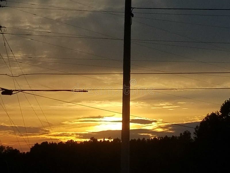 Evening sky in the country stock photo. Image of country - 174491960