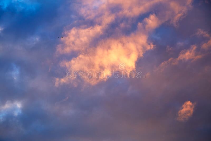 Evening sky stock image. Image of light, dusk, abstract - 56157809