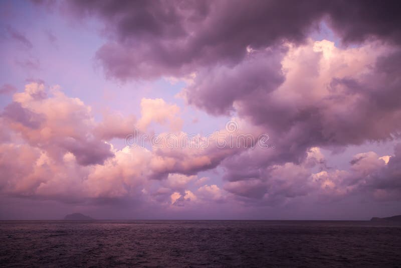 Evening sky stock photo. Image of heaven, scene, cloud - 35144650