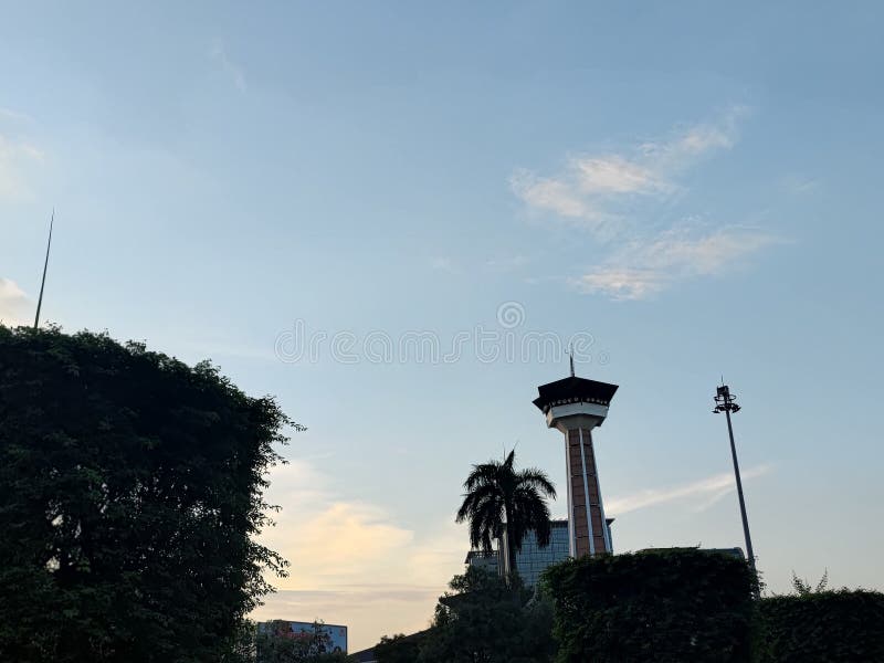 Evening Sky View Semarang City Stock Photo - Image of view, city: 267437624