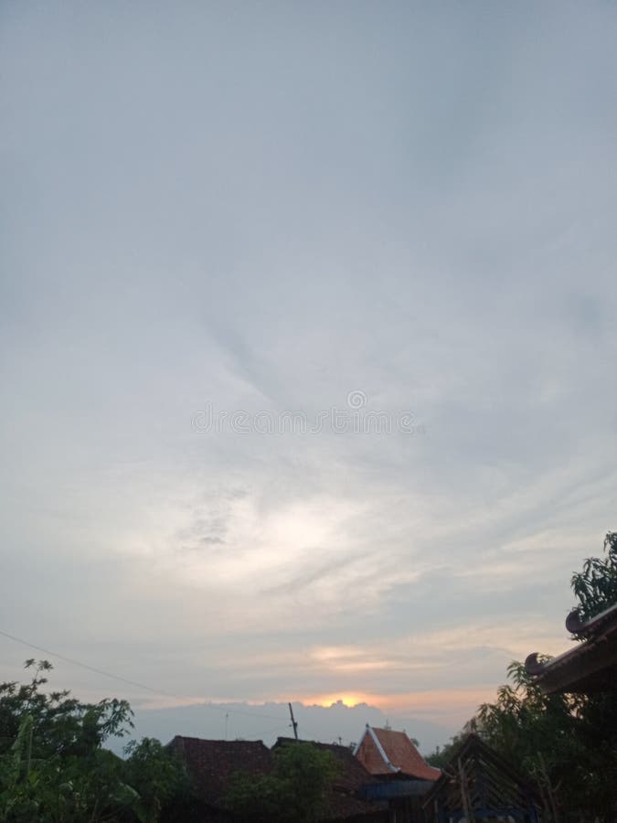 Evening sky vieww stock image. Image of scenery, objects - 340828327