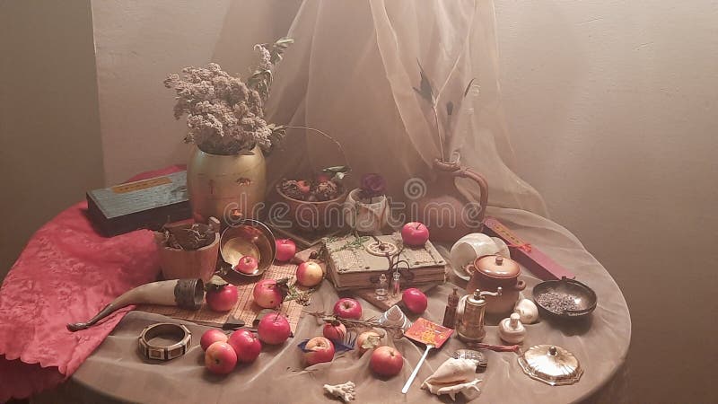 Evening Still Life with Fruit and Magic Stock Photo - Image of magic ...