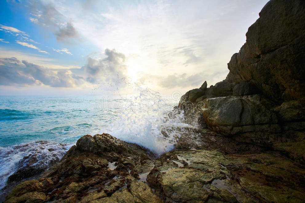 Evening tide stock image. Image of dusk, bright, asia - 11629101