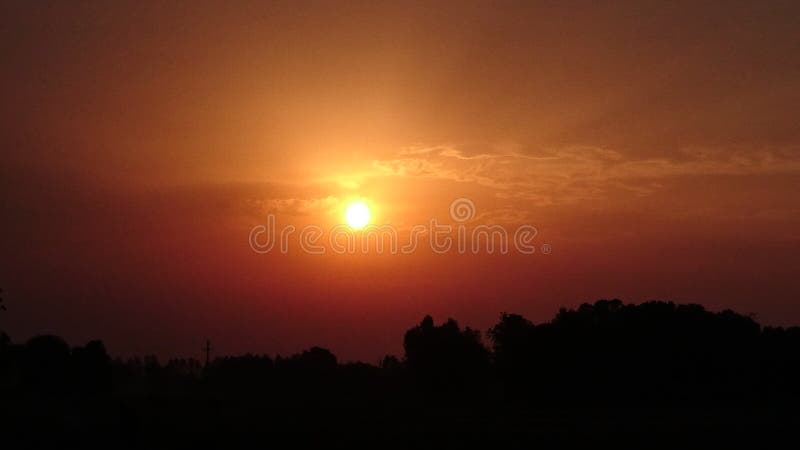 Sun set stock image. Image of time, evening, click - 124989227