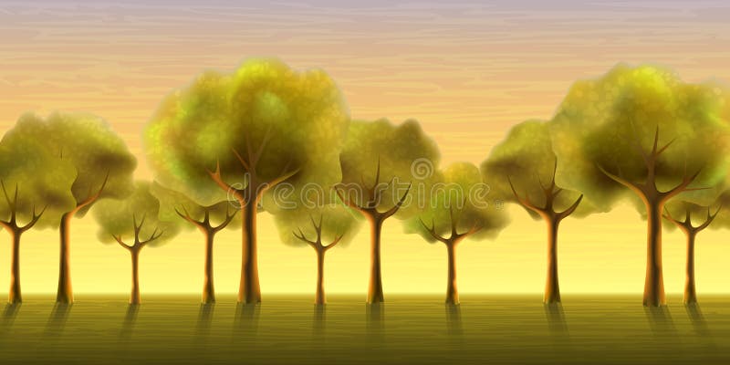 Woodland stock vector. Illustration of forest, land, outdoors - 2909186