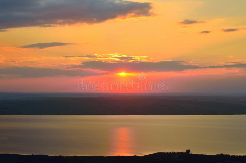 Evening view stock image. Image of landscape, nature - 32110937