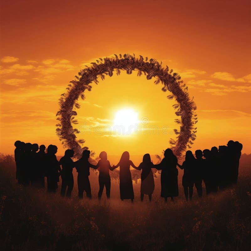 Evening View of International Day of the Celebration of the Solstice ...