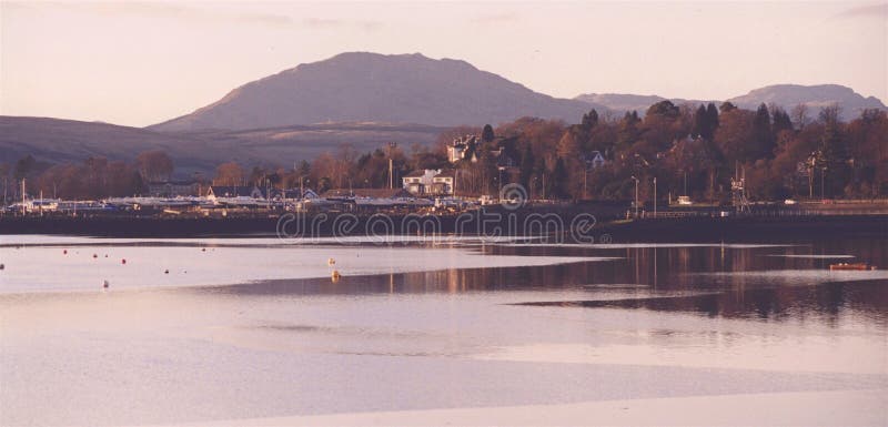Evening View of the Lochside in Scotland Stock Photo - Image of rural ...