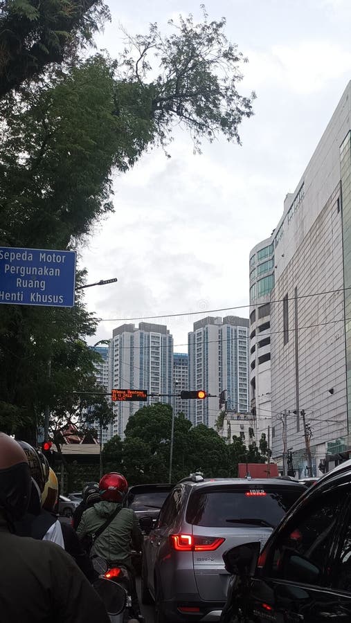 Evening view at Medan City editorial photo. Image of evening - 263546556