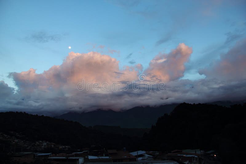Merida in Venezuela stock image. Image of mountain, clouds - 145482821