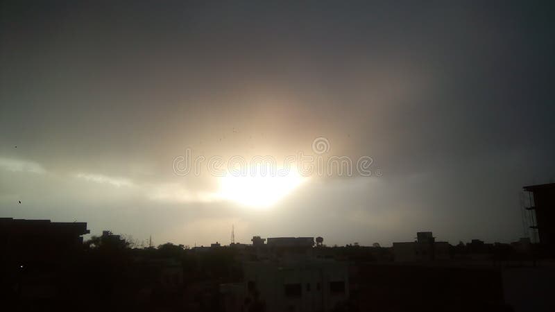 Evening weather stock photo. Image of weather, evening - 97826392