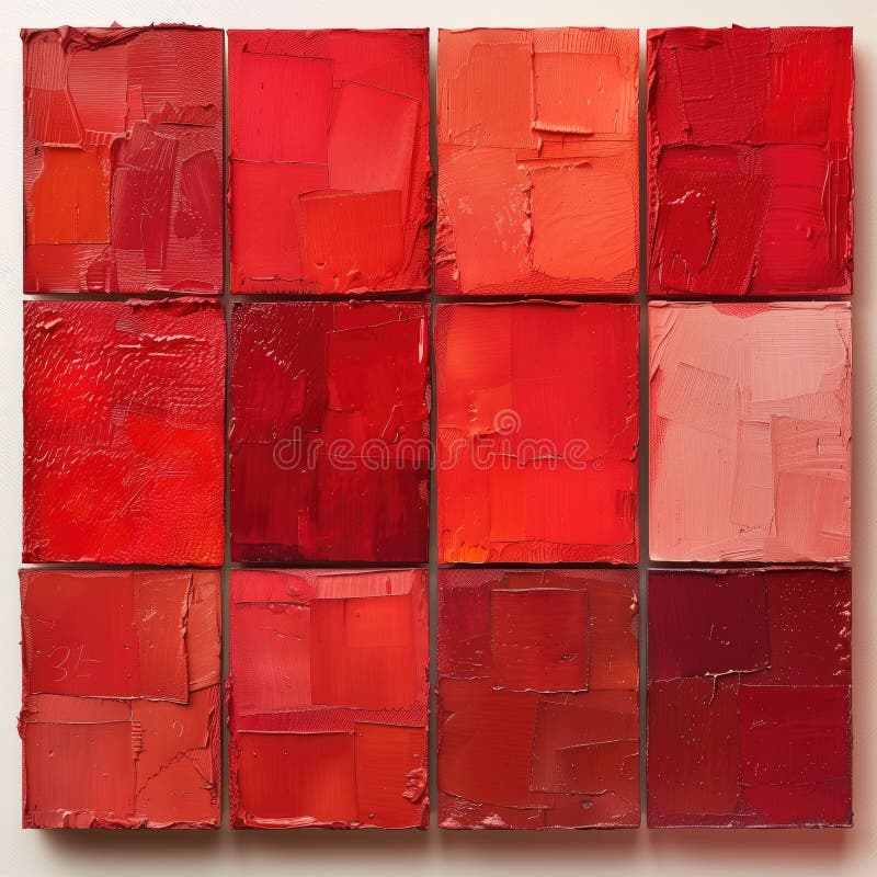 Evenly Distributed Pallet for Blue Color Stock Photo - Image of shades ...