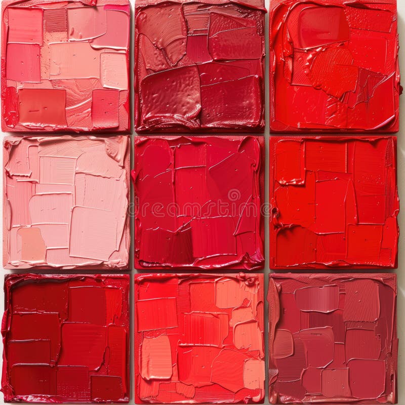 Evenly Distributed Pallet for Blue Color Stock Photo - Image of shades ...