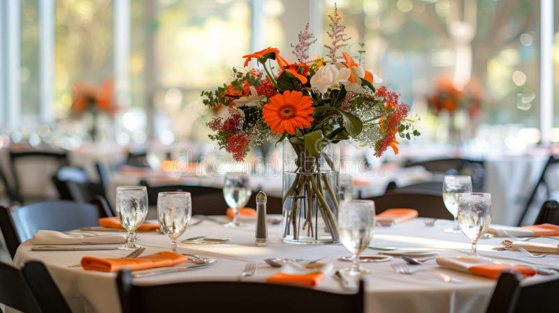 Event Dcor Setup, Preparing for a Special Celebration, Tables and ...