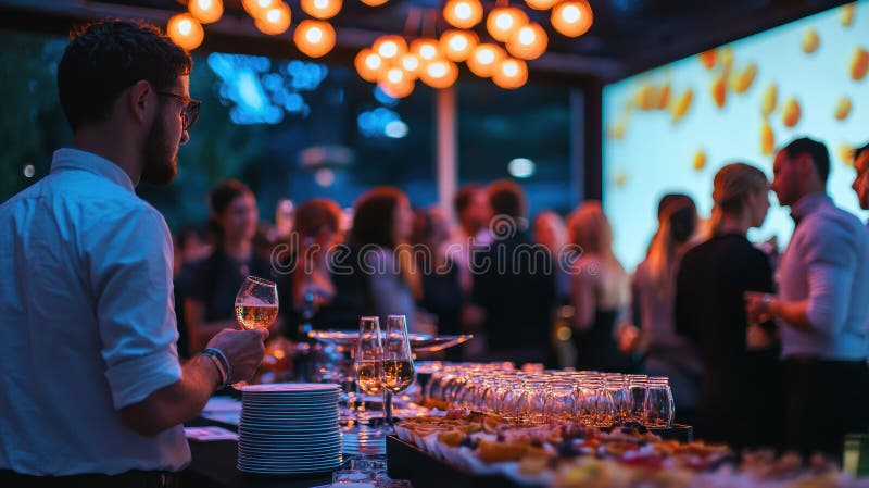 Event Design Collaboration stock illustration. Illustration of timeline ...