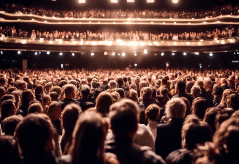 Of Event Group Crowd Standing Concert People Gathering Audience Stage ...