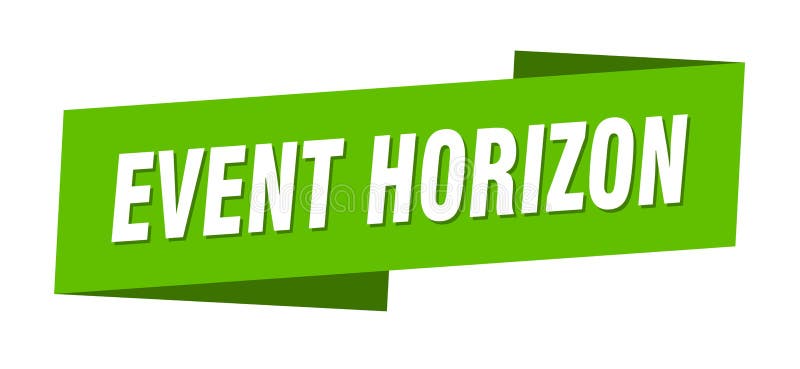 Event Horizon Banner Template. Event Horizon Ribbon Label Stock Vector ...