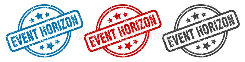 Event Horizon Stamp. Event Horizon Round Isolated Sign Stock Vector ...