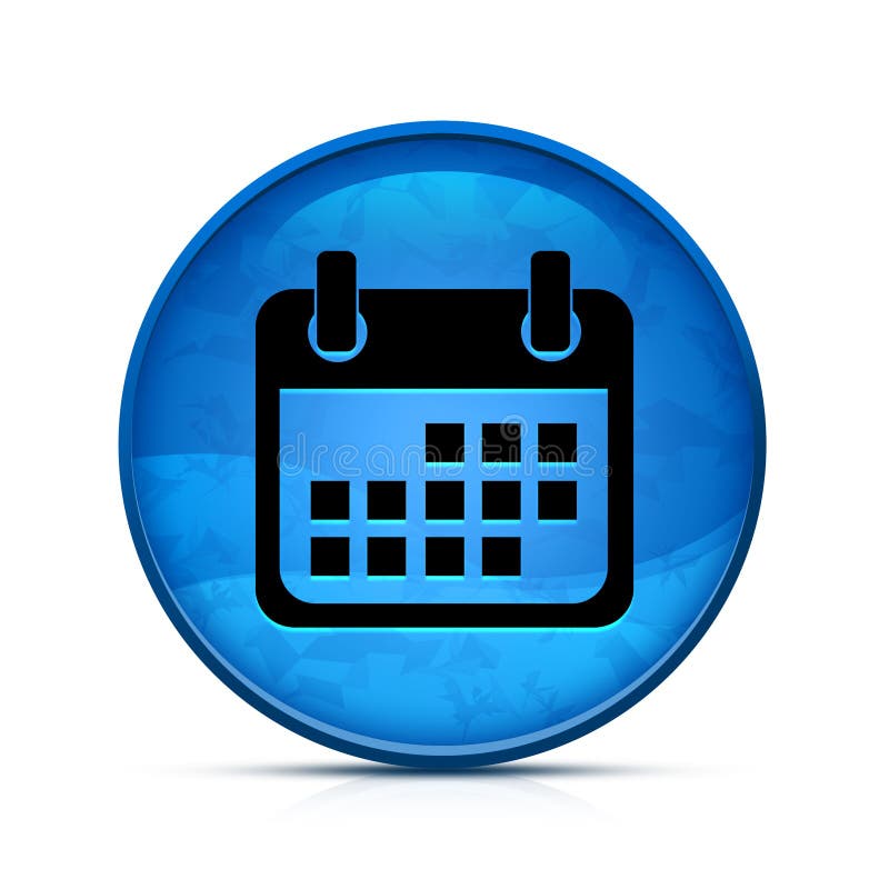 Event Icon on Classy Splash Blue Round Button Illustration Stock ...