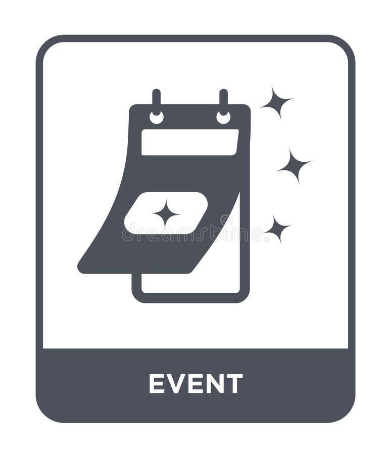 Add Event Icon in Trendy Design Style. Add Event Icon Isolated on White ...
