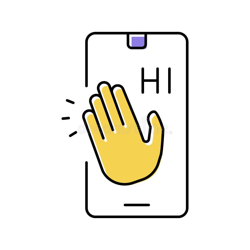 Introduction Icon Vector with Outline Color Style Isolated on White ...