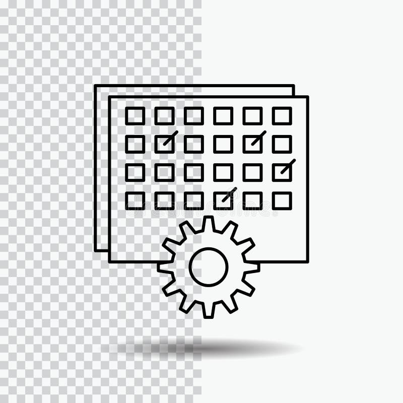 Event, Management, Processing, Schedule, Timing Line Icon on ...