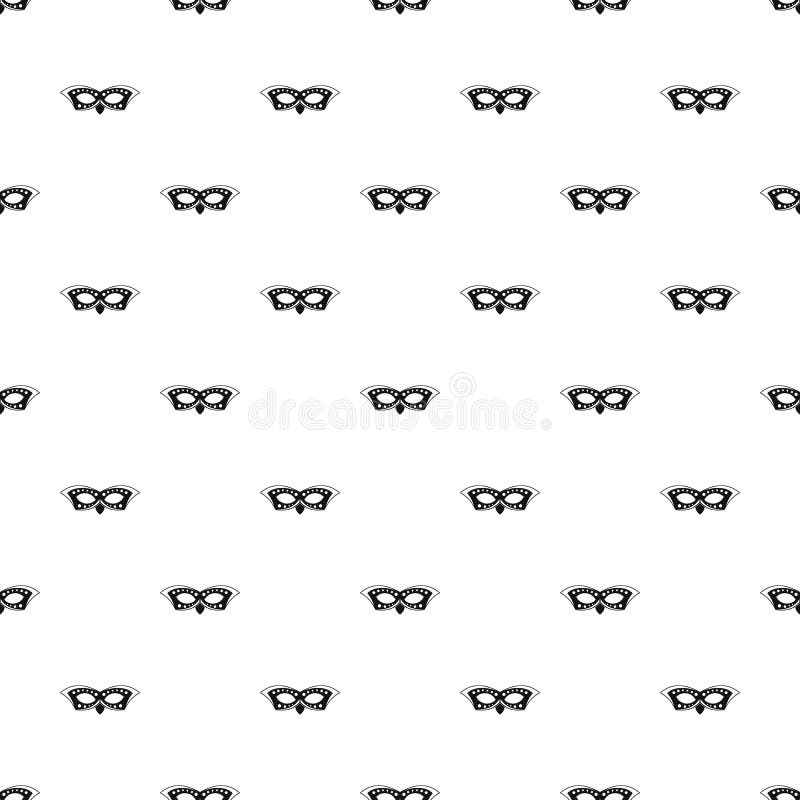 Event Mask Pattern Seamless Vector Stock Vector - Illustration of decor ...