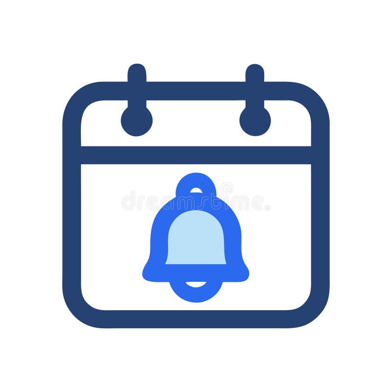 Event Notification Icon for Alerts Stock Vector - Illustration of ...