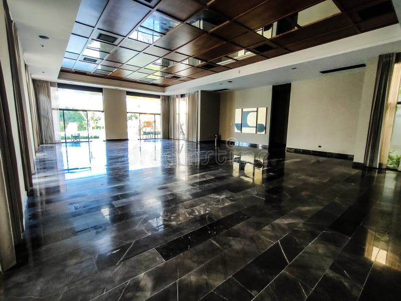 Event and Party Room Inside a Private Residential Stock Image - Image ...