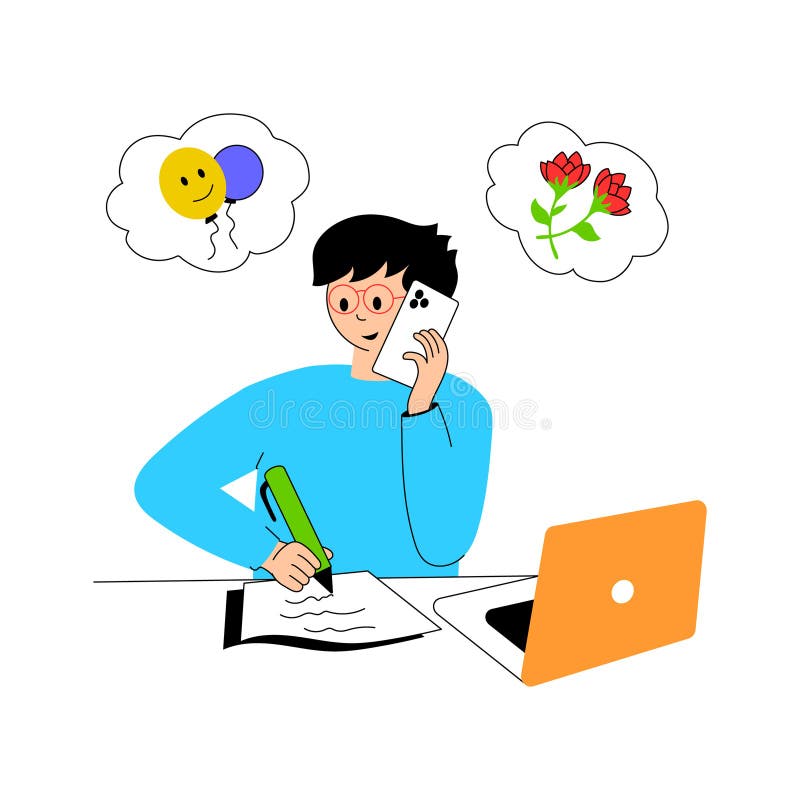 Event Planner stock vector. Illustration of flat, party - 333787038