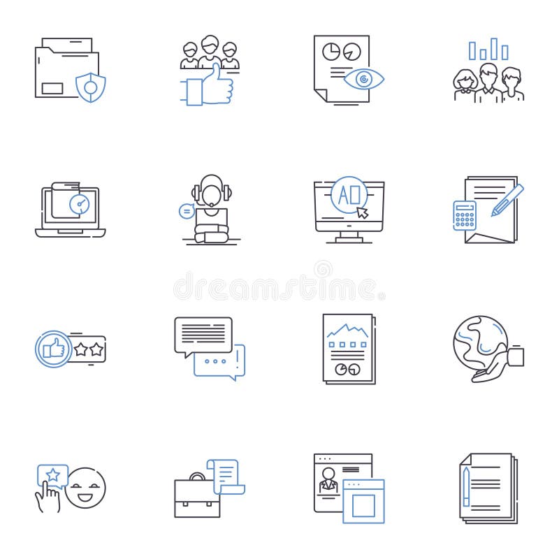Event Planning Line Icons Collection. Planning, Organization ...