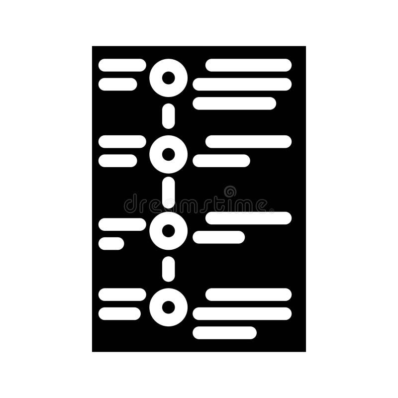 Event Schedule Glyph Icon Vector Illustration Stock Vector ...