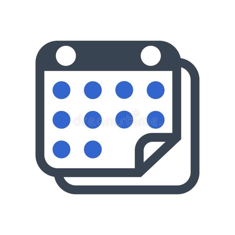 Event schedule icon stock vector. Illustration of vector - 174874731