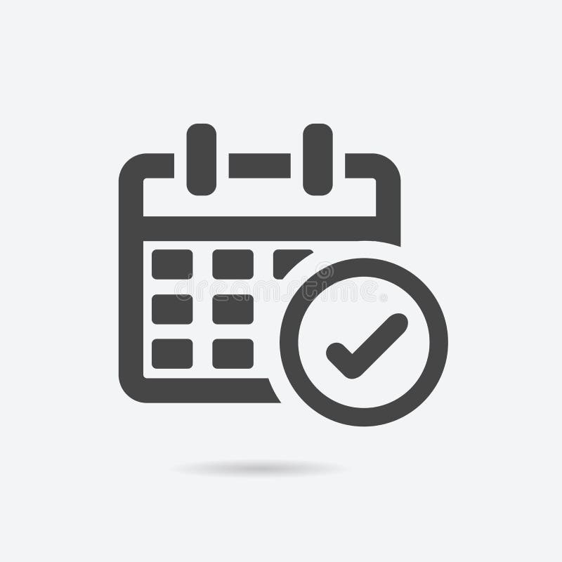 Event Schedule Icon stock illustration. Illustration of calendar ...