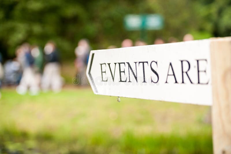 Event sign stock photo. Image of direct, sign, arrow - 63559322