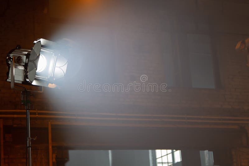 Event spotlight head. stock photo. Image of space, spotlight - 196820206