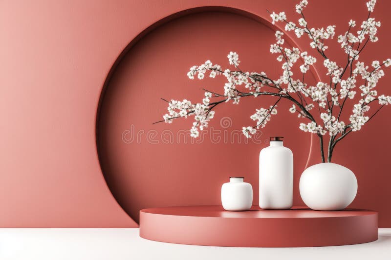 Event Styling, a Contemporary Spring Theme Featuring Blooming Branches ...