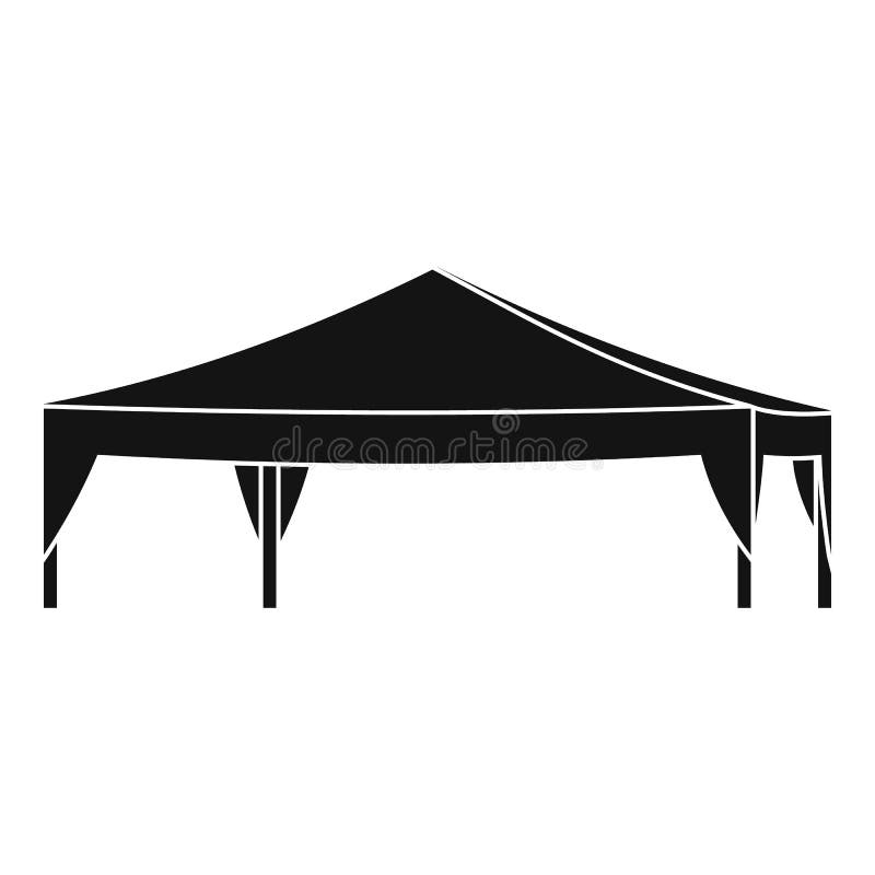 Event Tent Icon, Simple Style Stock Vector - Illustration of outdoor ... Event Tent Icon, Simple Style Stock Vector - Illustration of outdoor ...