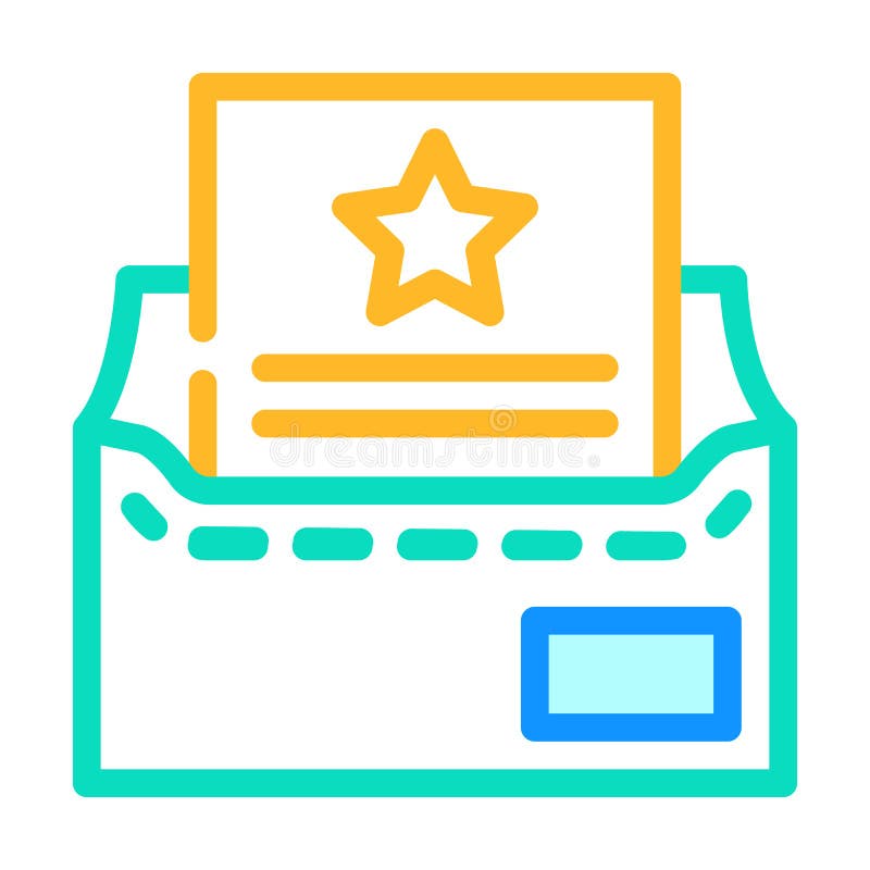 Event Triggered Email Color Icon Vector Illustration Stock Illustration ... Event Triggered Email Color Icon Vector Illustration Stock Illustration ...