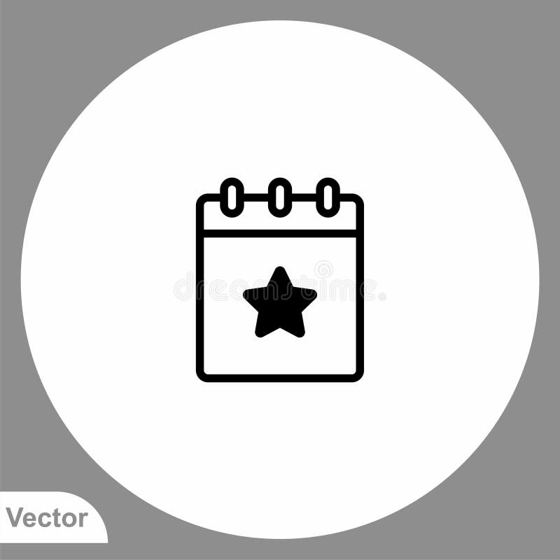 Event Vector Icon Sign Symbol Stock Vector - Illustration of icon, line ...