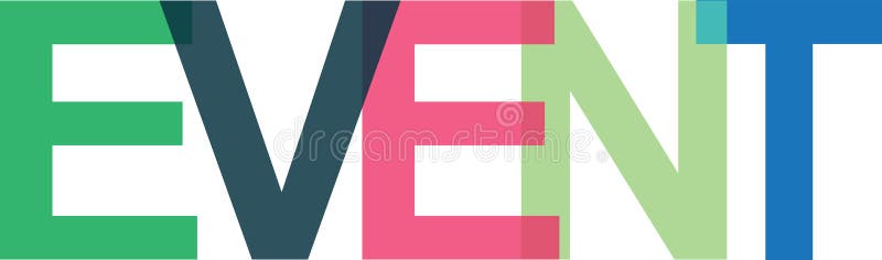 Event word on white stock illustration. Illustration of exhibition ...