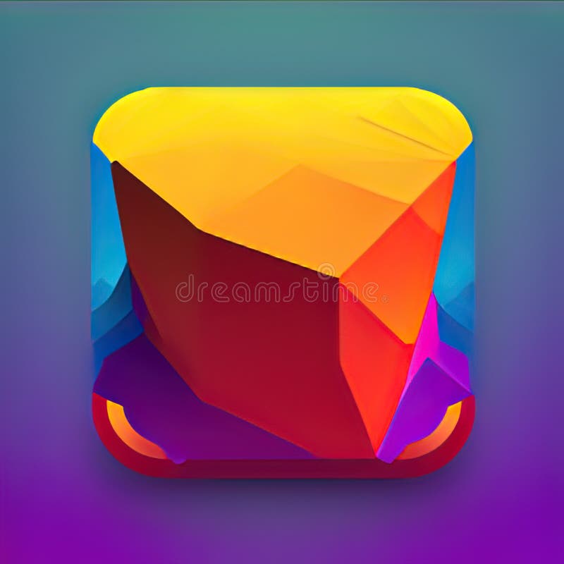 Events Software App Style Icon. Generative AI. Stock Illustration ...