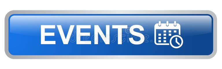 Events icon web button stock illustration. Illustration of events ...