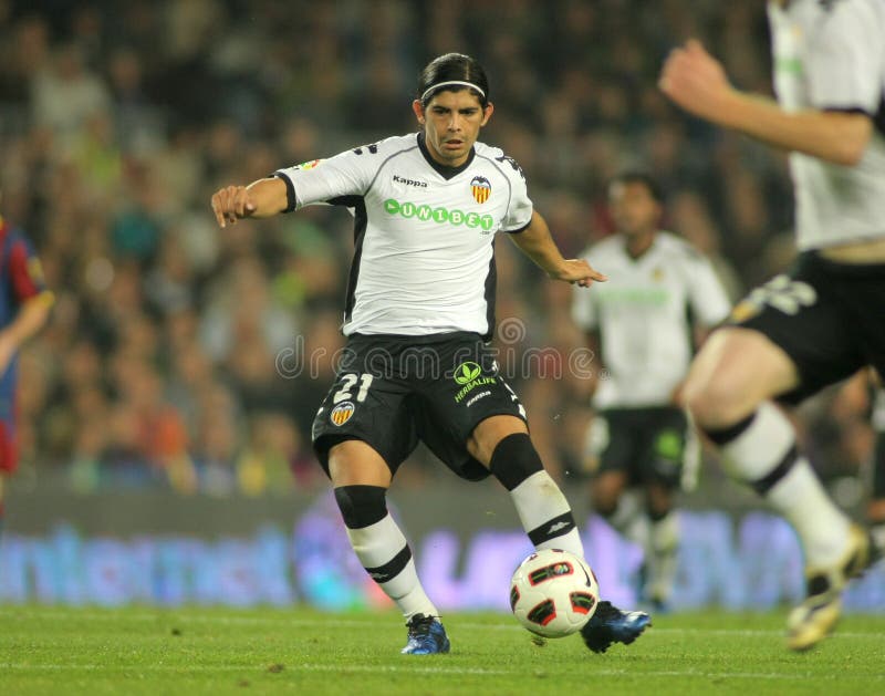 Ever Banega of Valencia CF editorial stock photo. Image of player ...