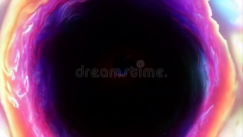 Ever-changing Abstract Shape Mesmerizes with Vibrant Colors and ...