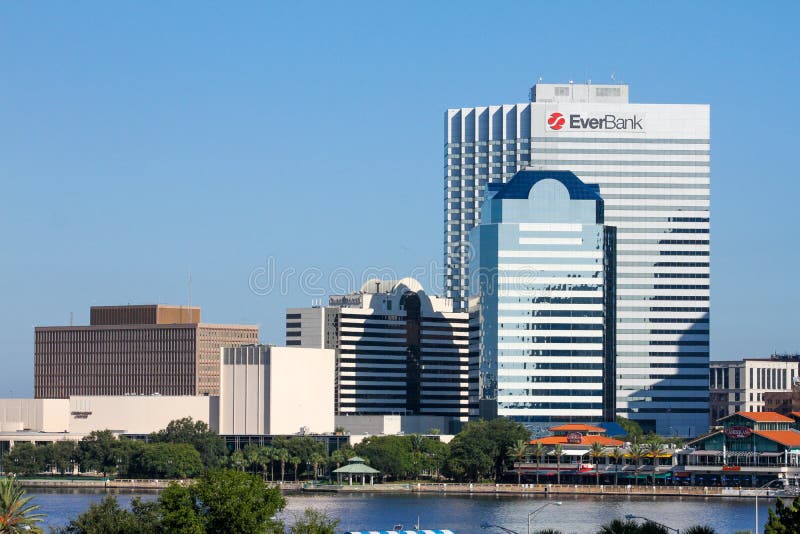 EverBank Building, Jacksonville, Florida Editorial Stock Image - Image ...