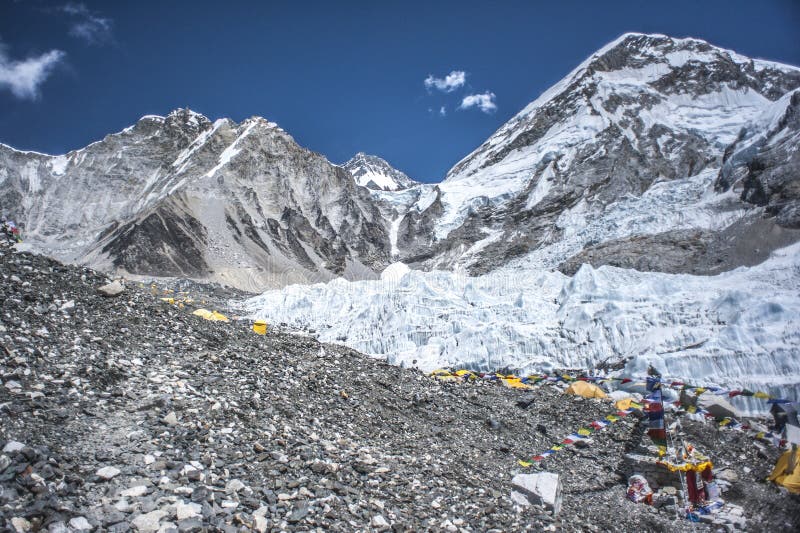 Everest Base Camp stock image. Image of khumbu, level - 95141703