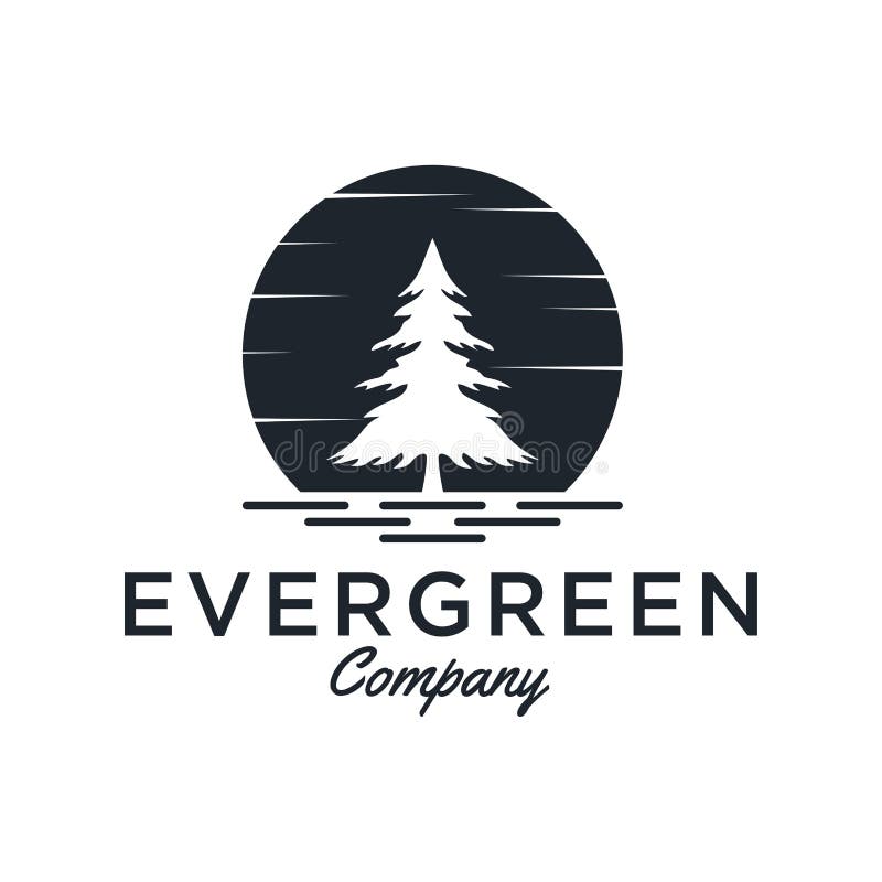 Evergreen / Pine Tree Logo Design Inspiration - Vector Stock ...