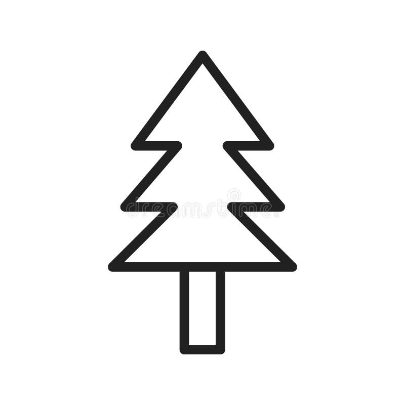 Evergreen Tree Icon Vector Image. Suitable for Mobile Apps, Web Apps ...