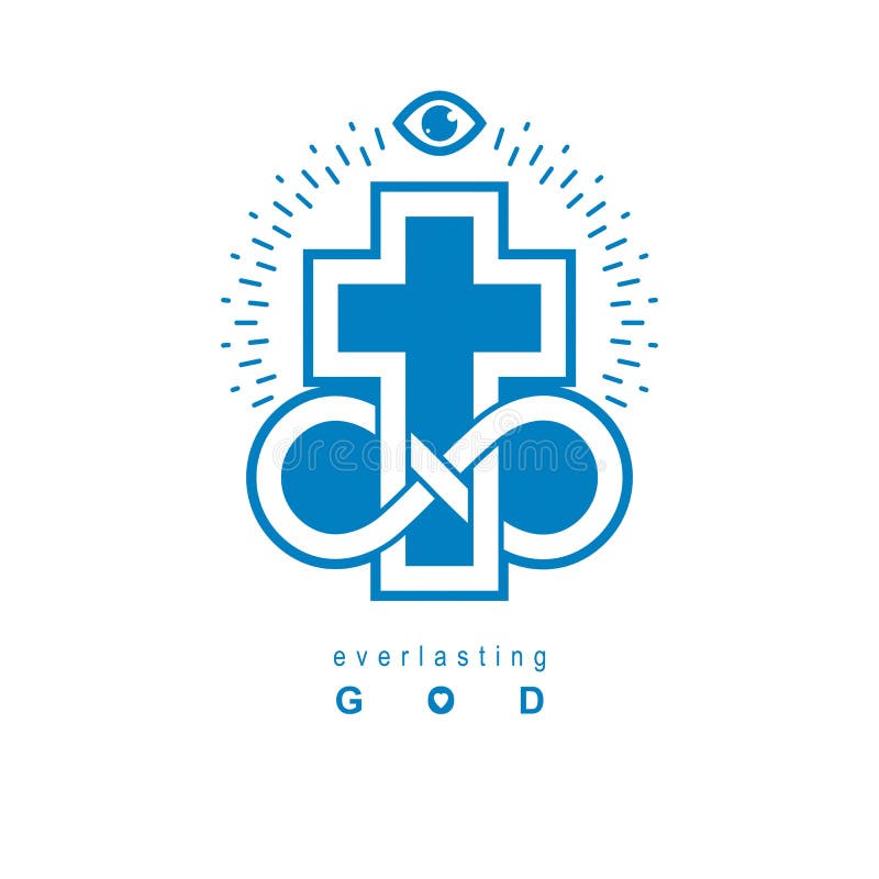 Everlasting Christian Love and True Belief in God Vector Creative ...